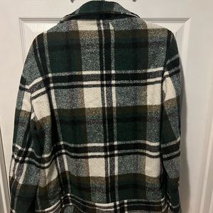 ASOS | Jackets & Coats | Asos Green White Jacket | Poshmark